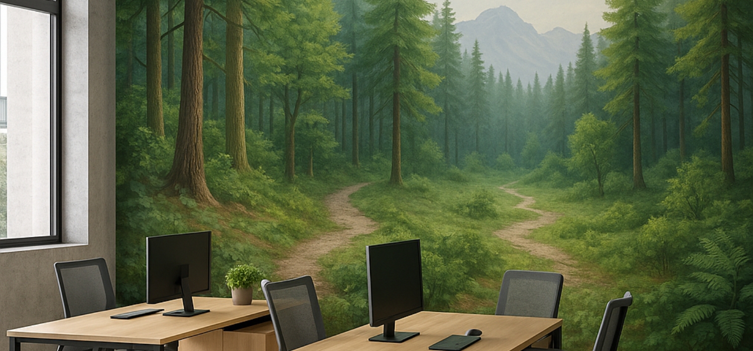 11 Inspiring Office Wall Mural Ideas for Your | Tally Workspace